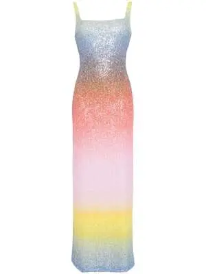 Costarellos Leela Gradient-effect Dress