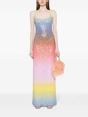 Costarellos Leela Gradient-effect Dress
