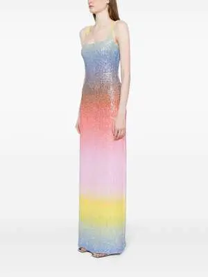 Costarellos Leela Gradient-effect Dress
