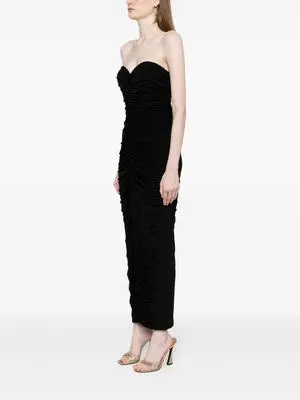 Costarellos Aveline Strapless Midi Dress