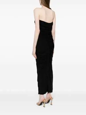 Costarellos Aveline Strapless Midi Dress