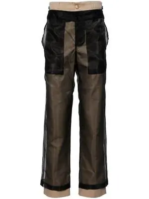 FENG CHEN WANG Reversible Layered Trousers