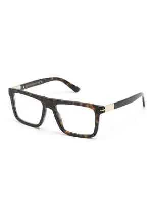 Gucci Tortoiseshell Square-frame Glasses