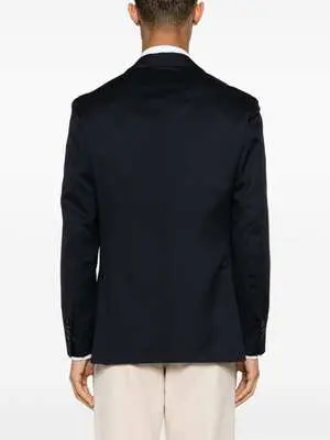 LARDINI Single-breasted Twill Blazer