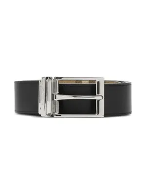 Burberry Reversible Belt - Neutrals