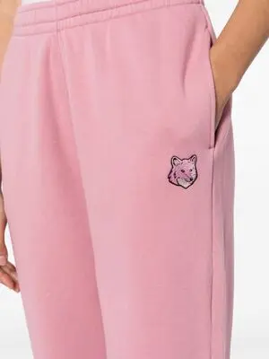 Maison Kitsuné Bold Fox Head Track Pants - Pink