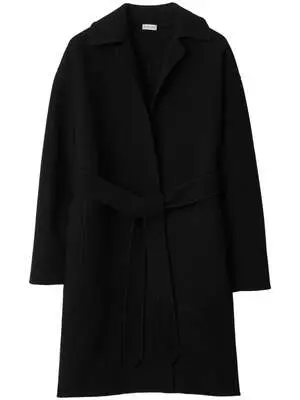 Burberry Cashmere Wrap Coat - Black
