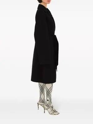 Burberry Cashmere Wrap Coat - Black
