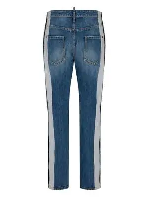 Dsquared2 Side-stripe Straight-leg Jeans