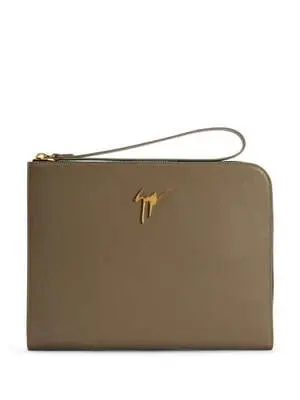 GIUSEPPE ZANOTTI Fabian Clutch - Brown