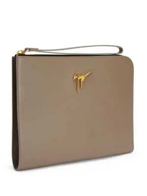 GIUSEPPE ZANOTTI Fabian Clutch - Brown