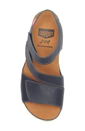 ON FOOT 206 Austin Platform Sandal - Navy