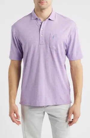 Johnnie-o Heathered Original 2.0 Regular Fit Polo - Aviation