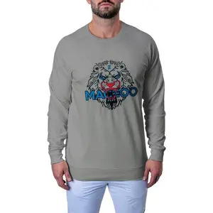 MACEOO Majestic Stretch Cotton Sweatshirt - Grey
