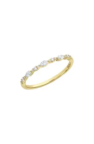 Bony Levy Maya Diamond Stacked Ring - 18k Yellow Gold