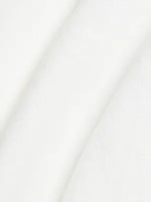 Vince Linen Cap-sleeve Blouse - Optic White