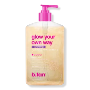 B.TAN Glow Your Own Way + Shimmer Shimmering Clear Self Tan Gel - One-color