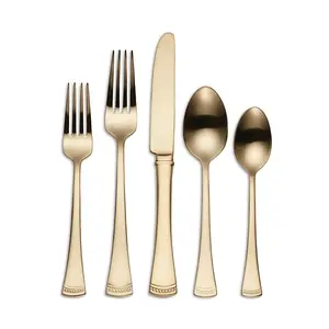 LENOX Portola 20-piece Satin Flatware Set - Gold