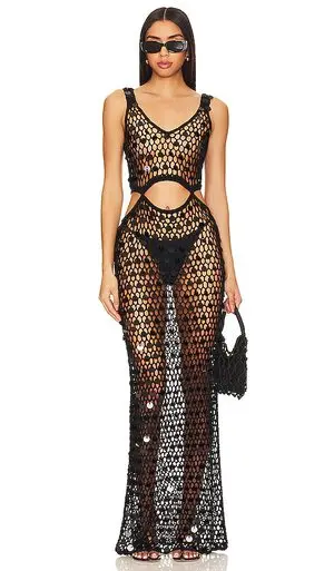 Superdown Elena Maxi Dress - Black