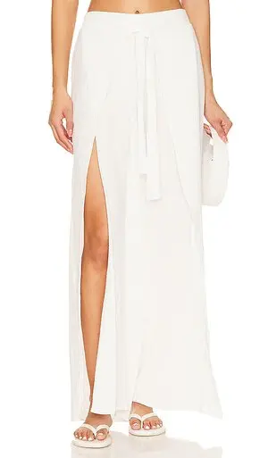 Peixoto Joan Wrap Pant In White