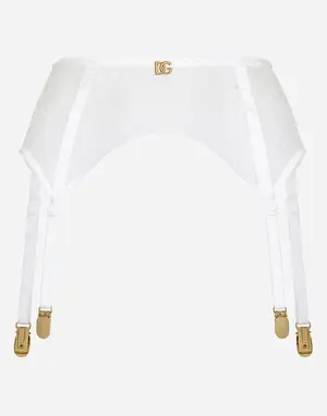 Dolce & Gabbana Lace Suspender Belt - White