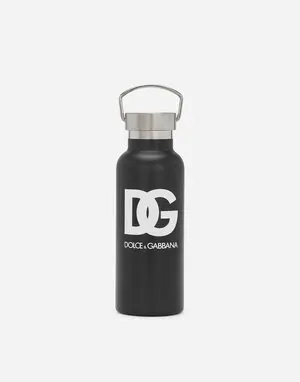 Dolce & Gabbana Printed Steel Water Bottle - Black