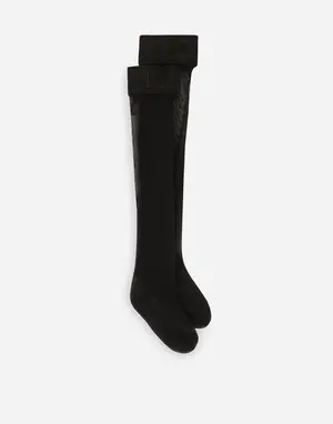Dolce & Gabbana Thigh High Stockings - Black