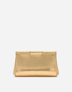 Dolce & Gabbana Marlene Python Skin Clutch