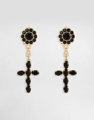 Dolce & Gabbana Drop Earrings - Black