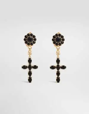Dolce & Gabbana Dolce & Gabbana Drop Earrings Black