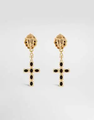 Dolce & Gabbana Drop Earrings - Black