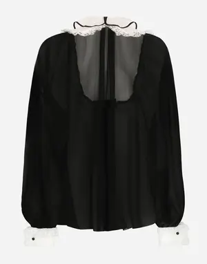 Dolce & Gabbana Silk Chiffon Shirt