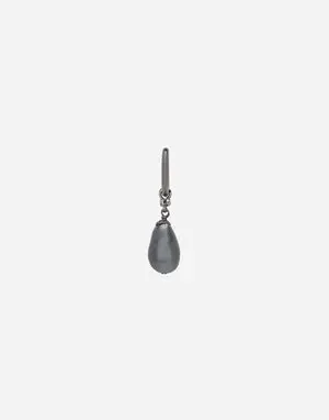 Dolce & Gabbana Dolce & Gabbana Single Creole Earring With Baroque Teardrop Red
