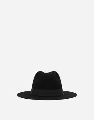 Dolce & Gabbana Wool Felt Fedora - Black
