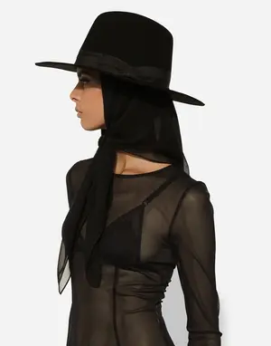 Dolce & Gabbana Wool Felt Fedora - Black