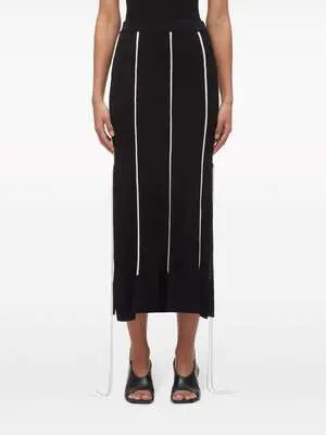 3.1 Phillip Lim Pipe-trim Knitted Midi Skirt