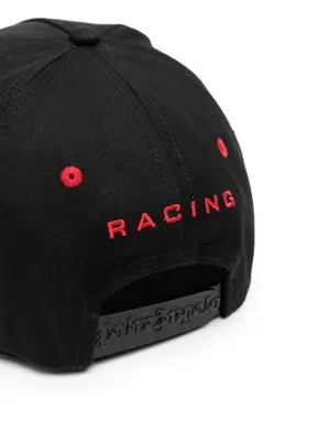 Palm Angels Racing Monogram Baseball Cap