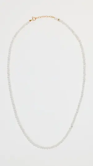 Jia Jia June Beaded Necklace - Moonstone