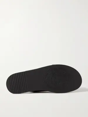 Berluti Sifnos Scritto Venezia Leather Sandals