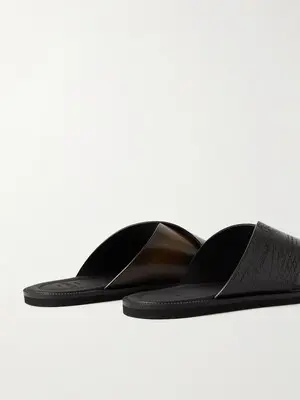 Berluti Sifnos Scritto Venezia Leather Sandals