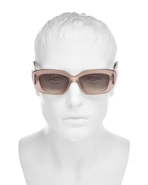 Celine Triomphe Geometric Sunglasses - Brown/gray Gradient
