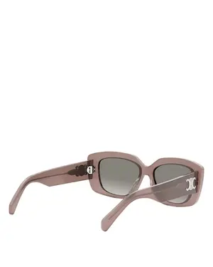 Celine Triomphe Geometric Sunglasses - Brown/gray Gradient