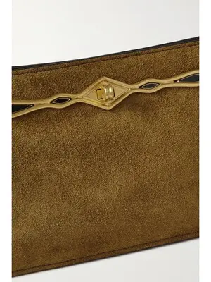 METIER Fernando Jorge Ease Embellished Clutch - Brown