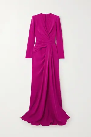 Zuhair Murad Gathered Cady Gown