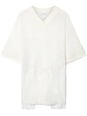 Off-white Sheer Tops