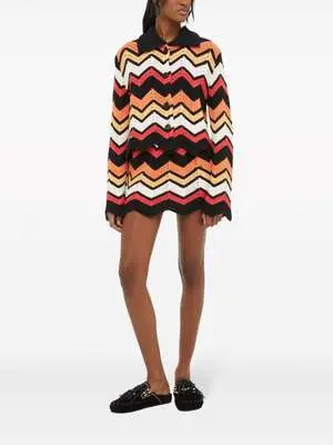 Alanui Knitted Chevron Jacket