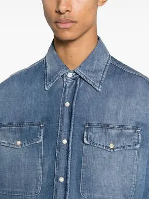 Alexander McQueen Seal Embroidered Denim Jacket