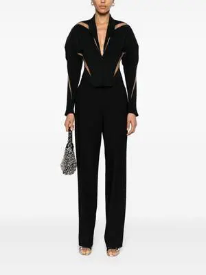 MUGLER Spiral Illusion Corset Jacket