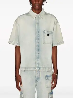 AMBUSH Logo-appliqué Denim Shirt
