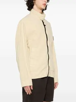 Stone Island Compass Badge Linen-blend Jacket
